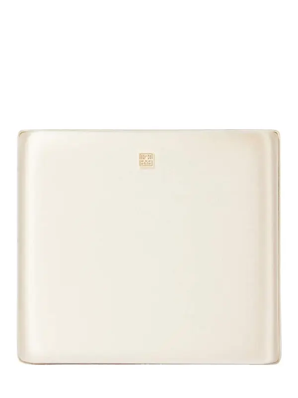 TOTÊME Satin Box Clutch - White
