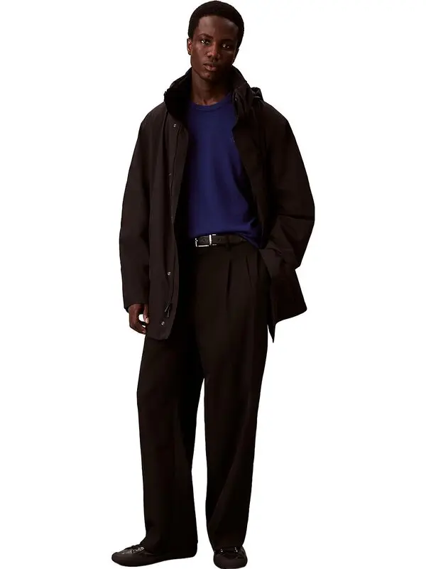Calvin Klein Merino Blend Crewneck Sweater - Bellwether Blue