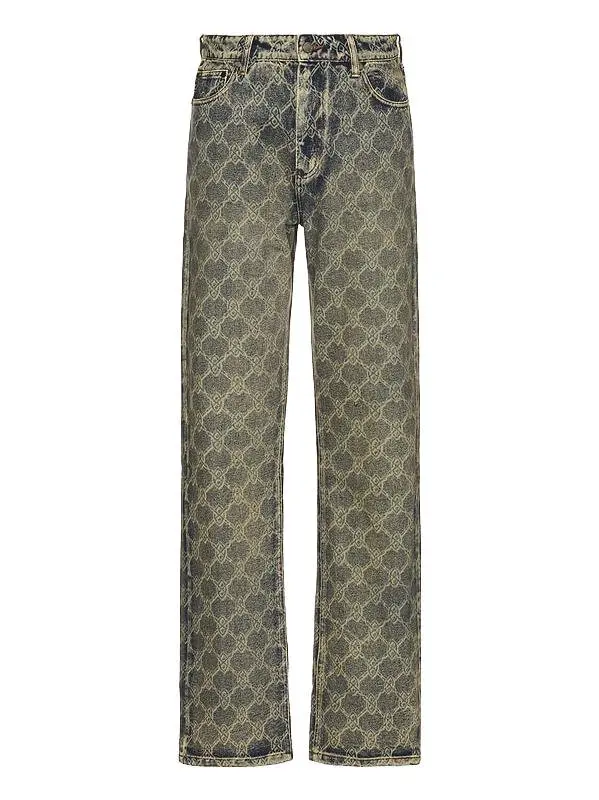 DAILY PAPER Shield Laser Washed Jeans - Blue