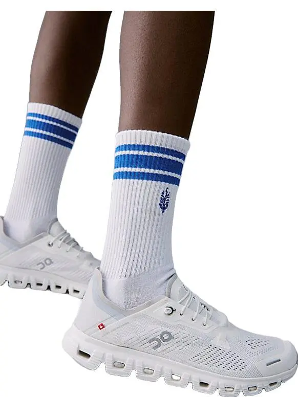 On Cloud 6 Coast Sneakers - White/glacier