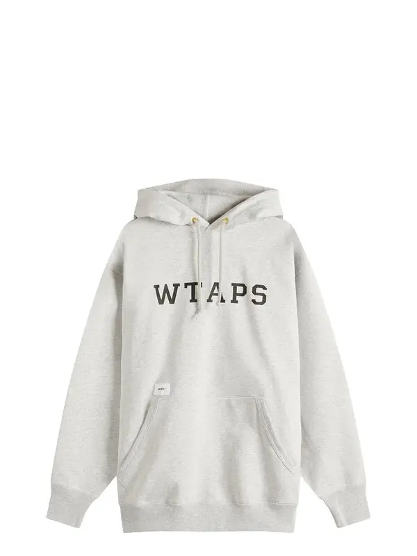 WTAPS Academy Logo Hoodie - Ash Gray