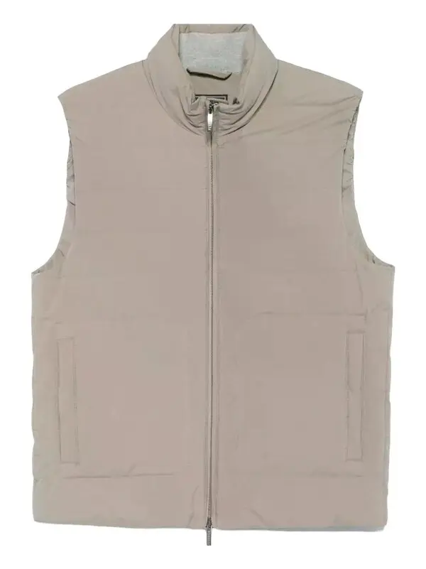 Peserico Quilted Gilet - Neutrals