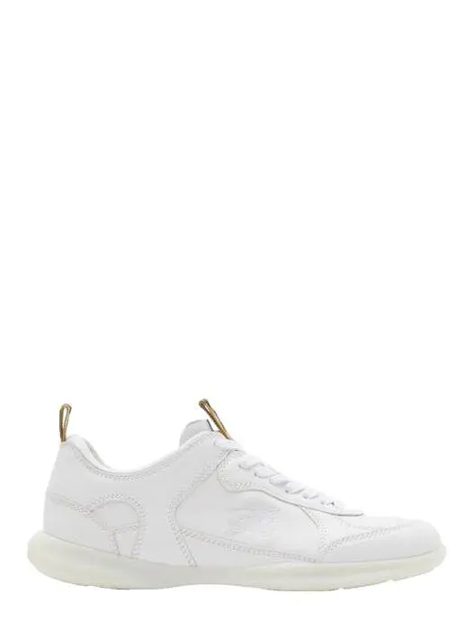 Burberry Blade Leather Sneaker - Optic White