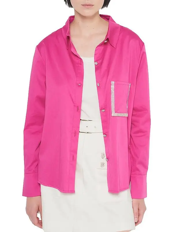 AS By DF Valentina Blouse - Magenta