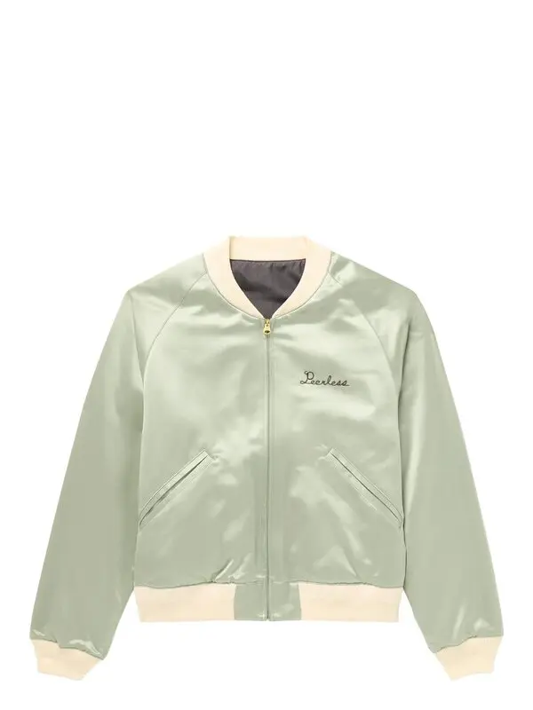 Visvim Reversible Bomber Jacket - Green