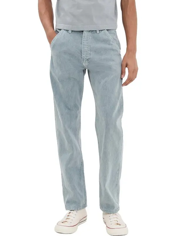 ASHER Jude Slub Cotton Twill Pants - Ocean