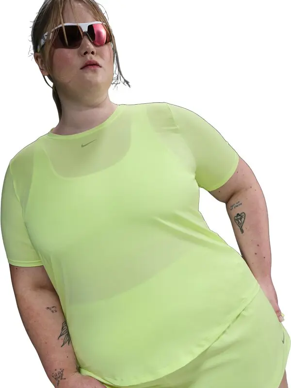 Nike Classic Dri-fit Short-sleeve Top - Yellow