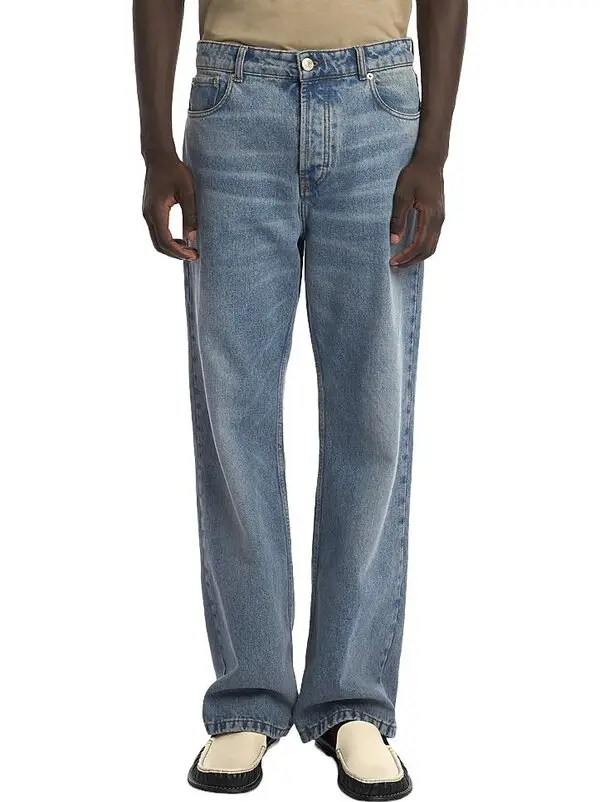 Ami Large Fit Jeans - Blue Denim