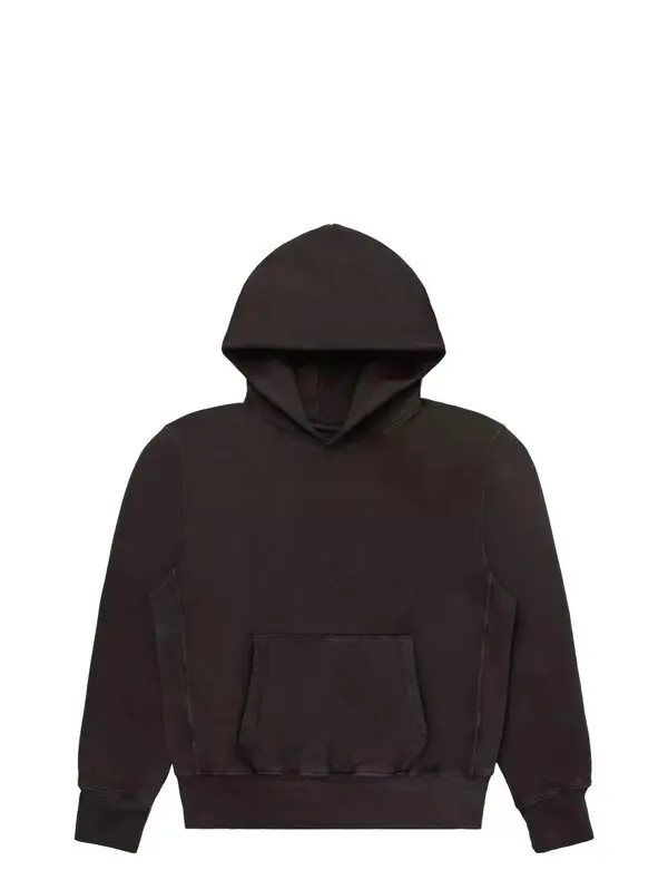 LES TIEN Cropped Hoodie - Brown