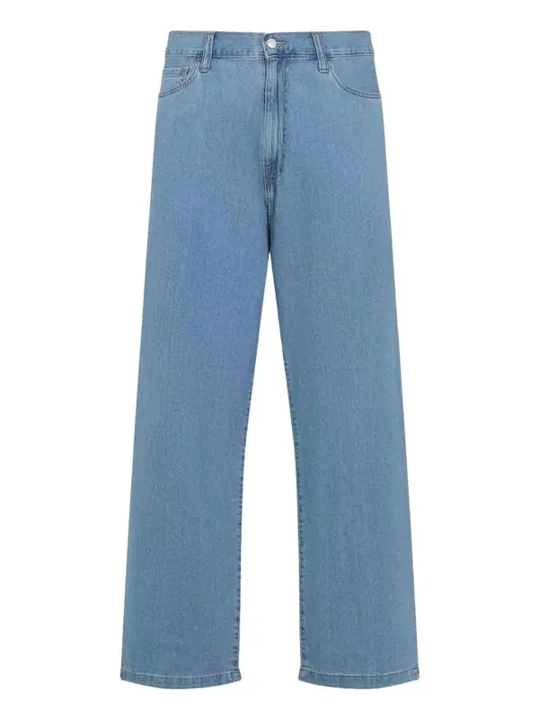 Carhartt Work In Progress Lucas Logo-patch Jeans - Blue