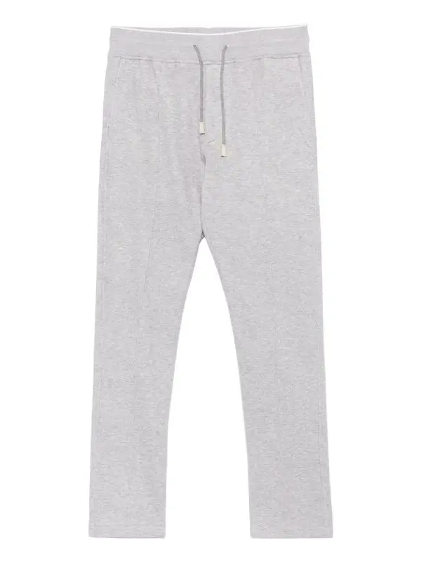 Eleventy Mélange-effect Track Pants - Grey