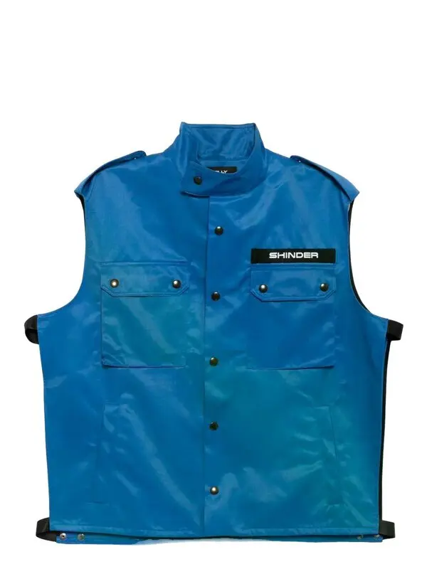 OLLY SHINDER World Service Gilet - Blue