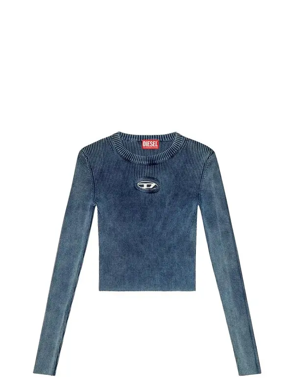 Diesel M-anchor-a Top With Cut-out Detail - Blue