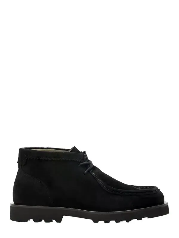 All Saints Skiff Suede Boots - Black