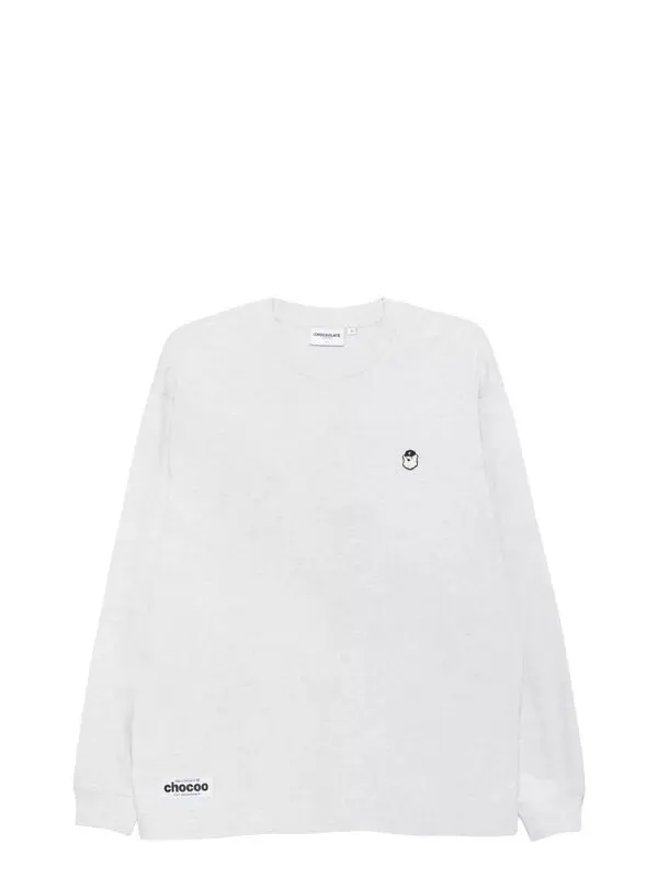 CHOCOOLATE Logo-patch T-shirt - Grey