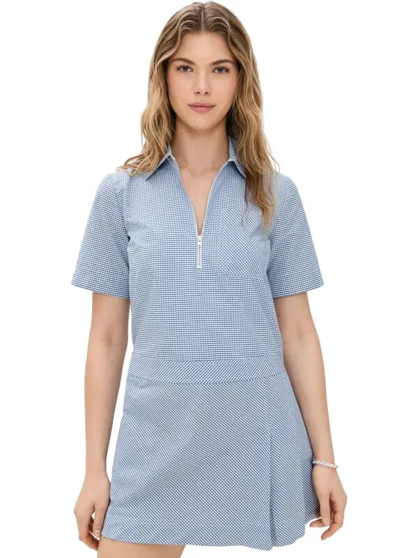 ALIGNE Yolanda Gingham Mini Dress - Check