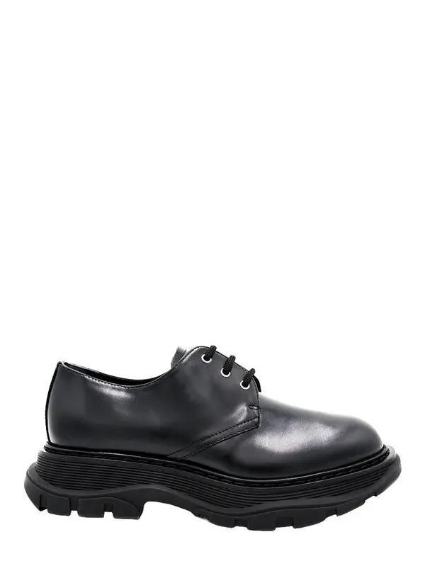 Alexander McQueen Chunky Sole Lace-up Sneakers - Black