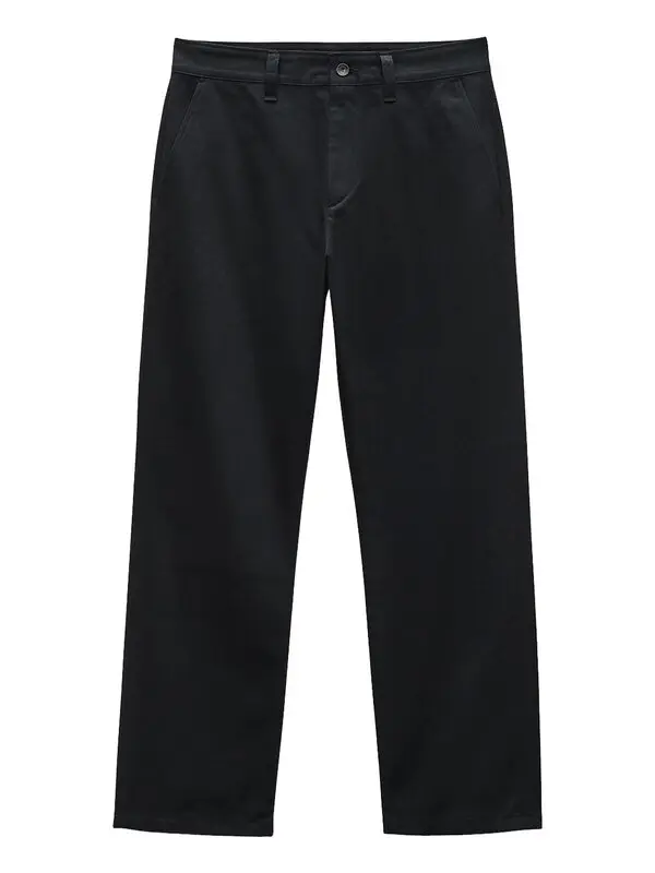 Rag & Bone Haydon Straight Fit Cotton Chino Pants - Black