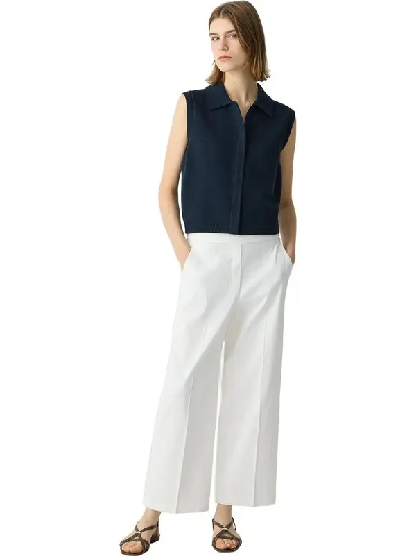 Theory Relaxed Pull-on Trousers - White