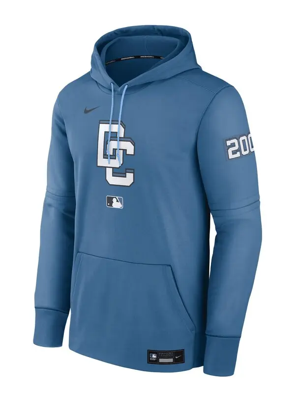 Nike Washington Nationals Authentic Collection City Connect Therma Mlb Pullover Hoodie - Blue