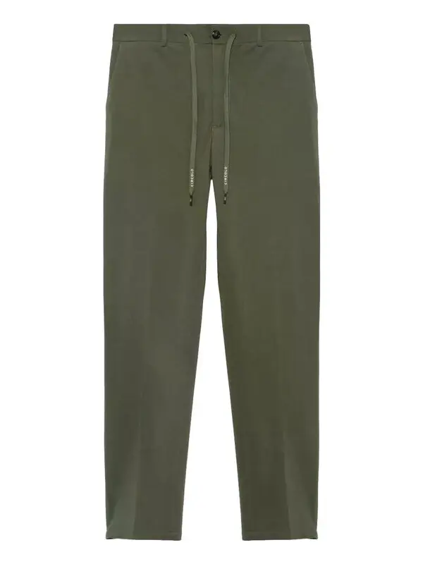 CIRCOLO 1901 Piqué-weave Trousers - Green