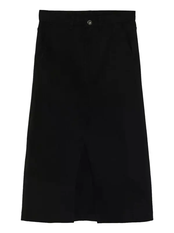 CHOCOOLATE Logo-embroidered Skirt - Black