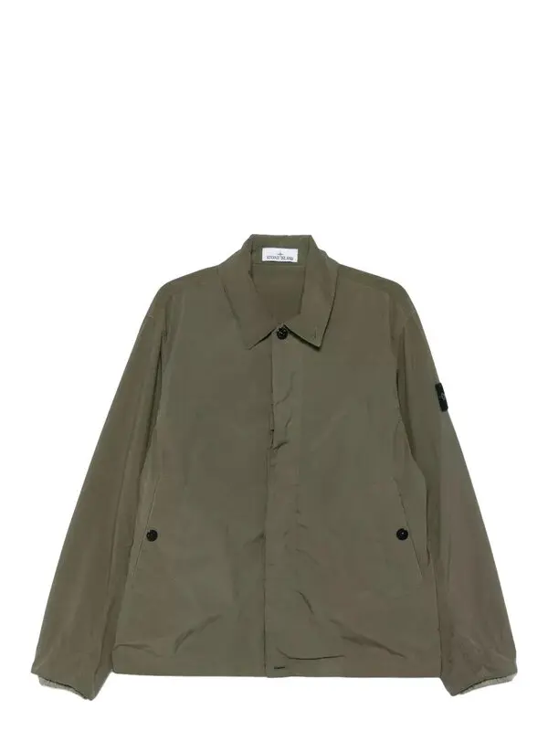 Stone Island Compass-motif Jacket - Green