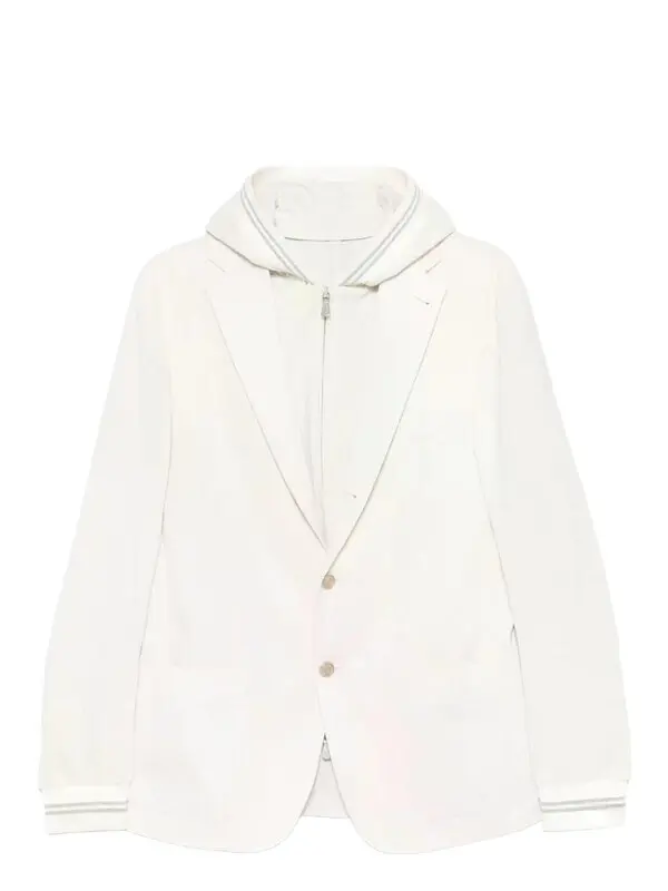 Eleventy Layered Blazer - Neutrals