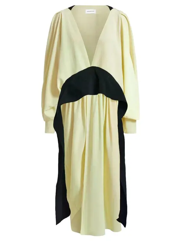 16Arlington Two-tone Midi Dress - Yellow