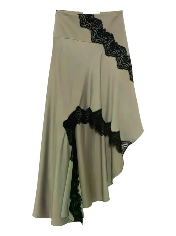 Christopher Esber Verner Asymmetric Skirt - Green
