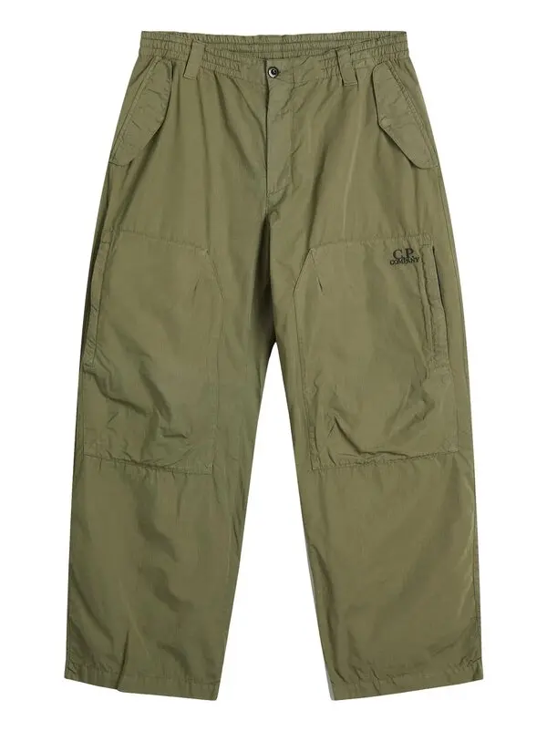 C.P. COMPANY Loose Fit Cargo Pants - Thyme
