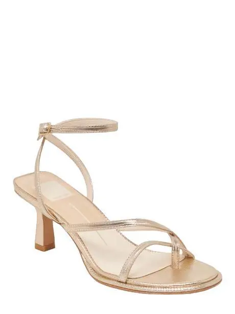 Dolce Vita Morah Ankle Strap Sandal - Gold Metallic Stella