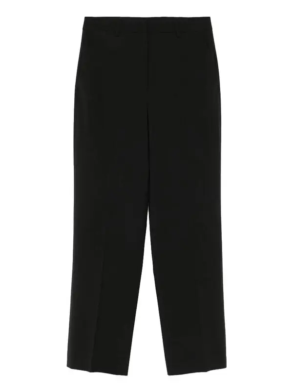 Theory Straight Leg Trousers - Black
