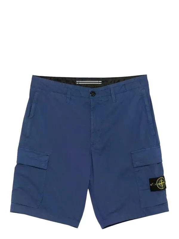Stone Island Compass-badge Shorts - Blue