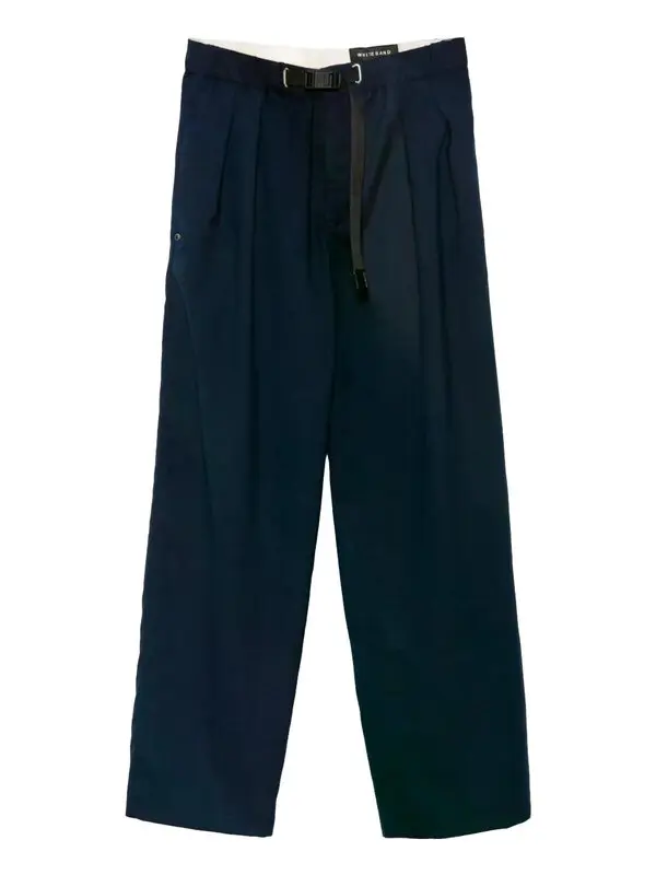 WHITE SAND Straight Trousers - Blue
