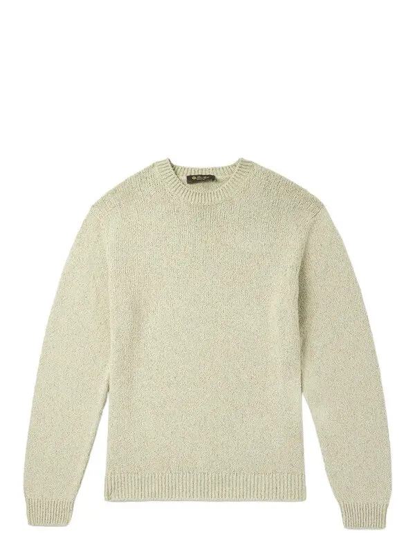 Loro Piana Meina Cotton Sweater - Green