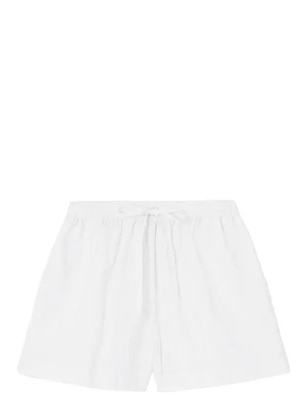 Matteau Organic Cotton-poplin Shorts - White