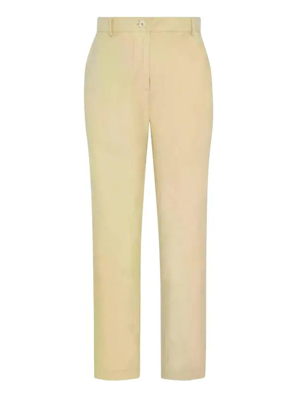 Rosetta Getty Cropped Skinny Trousers - Yellow