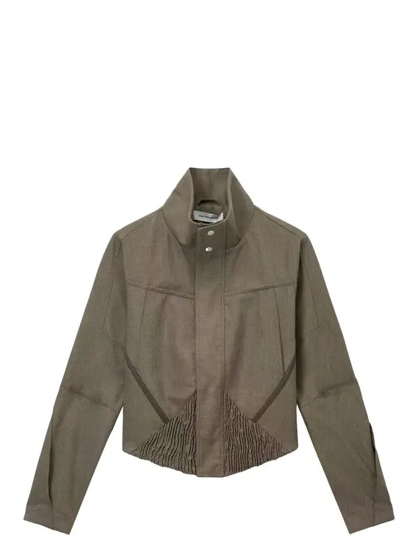 KIKO KOSTADINOV Jacket With Ruched Detailing - Brown