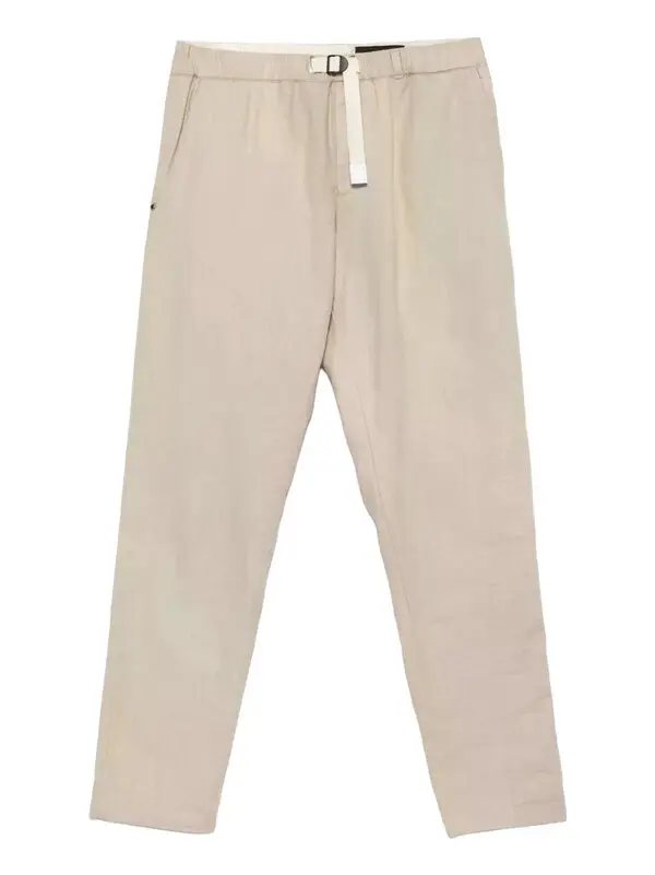 WHITE SAND Straight Trousers - Neutrals