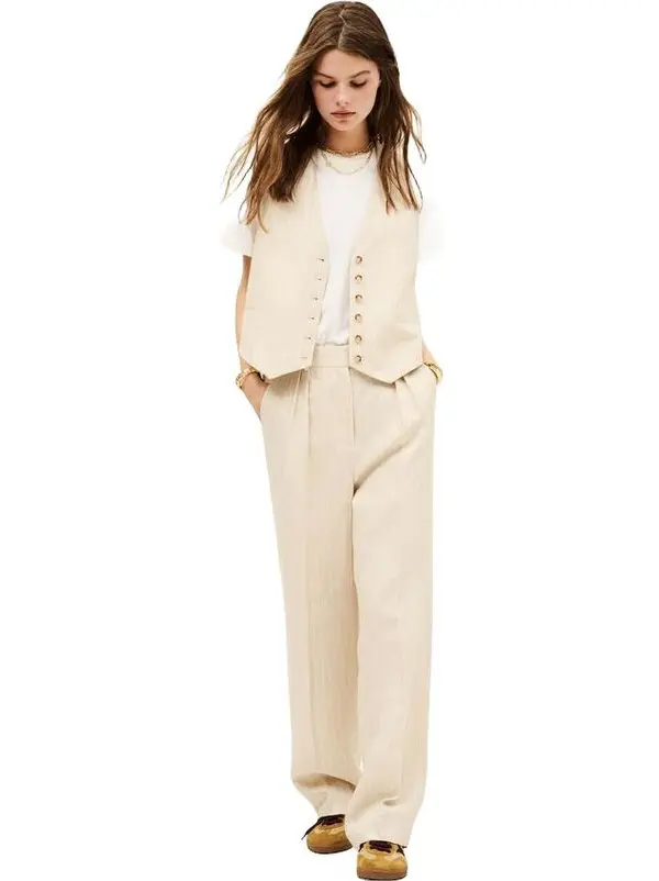 Ba&sh Waistcoat Patsy - Brown / Neutral