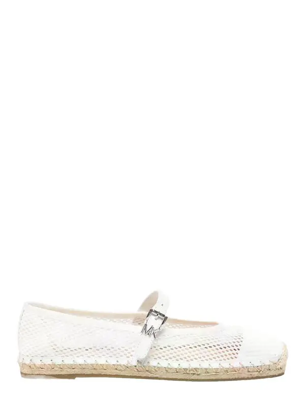 Michael Kors Lynn Mesh Ballet Espadrilles - White