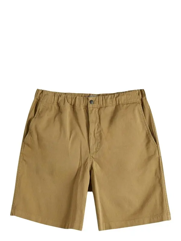 Norse Projects Ezra Relaxed Twill Shorts - Moss Green