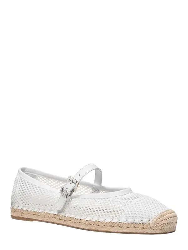 Michael Kors Lynn Espadrille Ballet Flats - Optic White