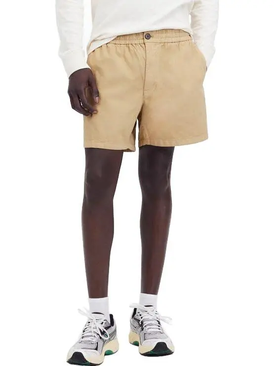 Madewell Everywear Cotton & Hemp Shorts - Dune