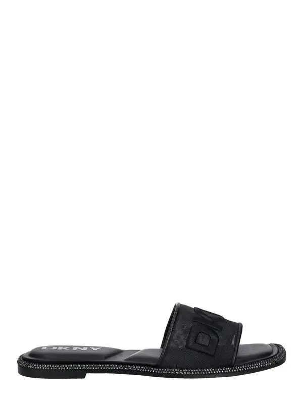 Dkny Logo Slides - Black