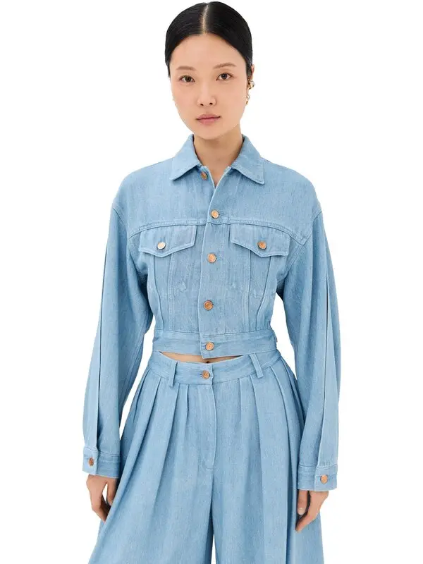 ANONLYCHILD Cliff Denim Jacket - Washed Indigo