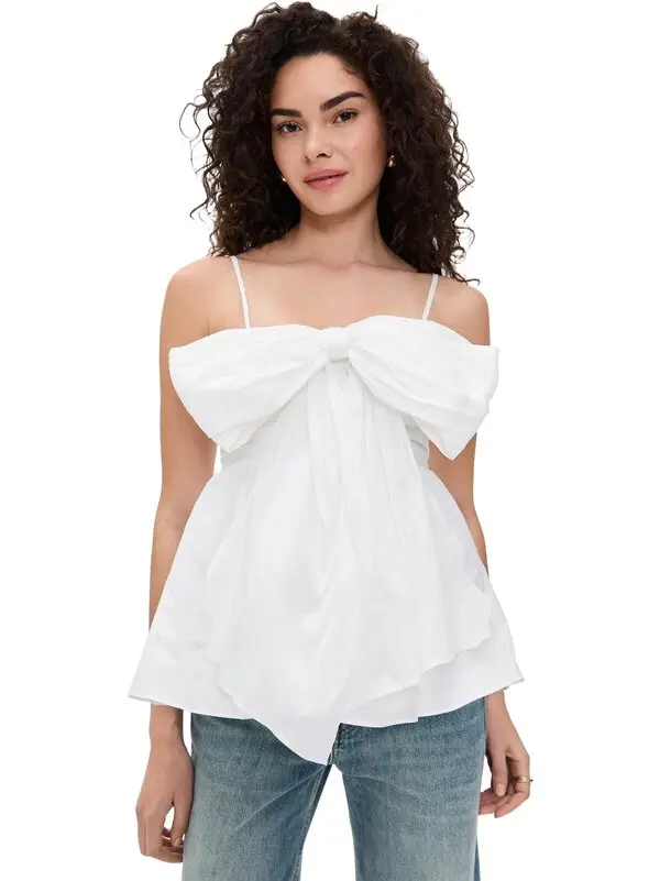 Aje Scarlett Top - Ivory