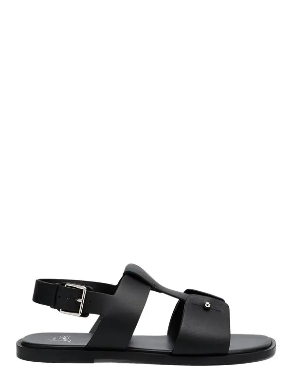 CHRISTIAN LOUBOUTIN Chambeliss Leather Sandals - Black