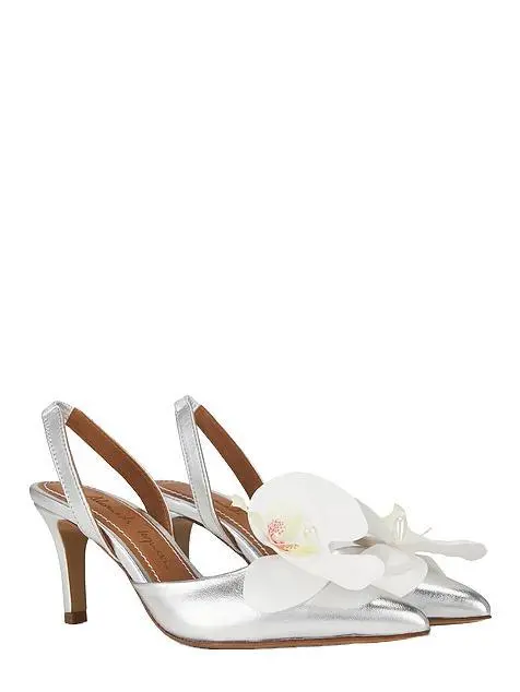 ALAMEDA TURQUESA Mirabel Pumps - Silver